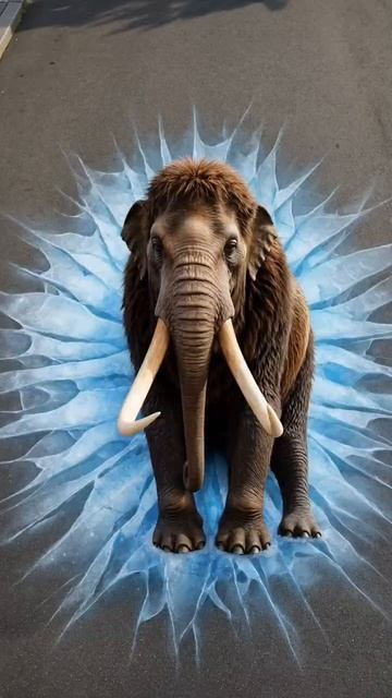 Ледяная пустошь с мамонтом | Музыкальный канал фантазий