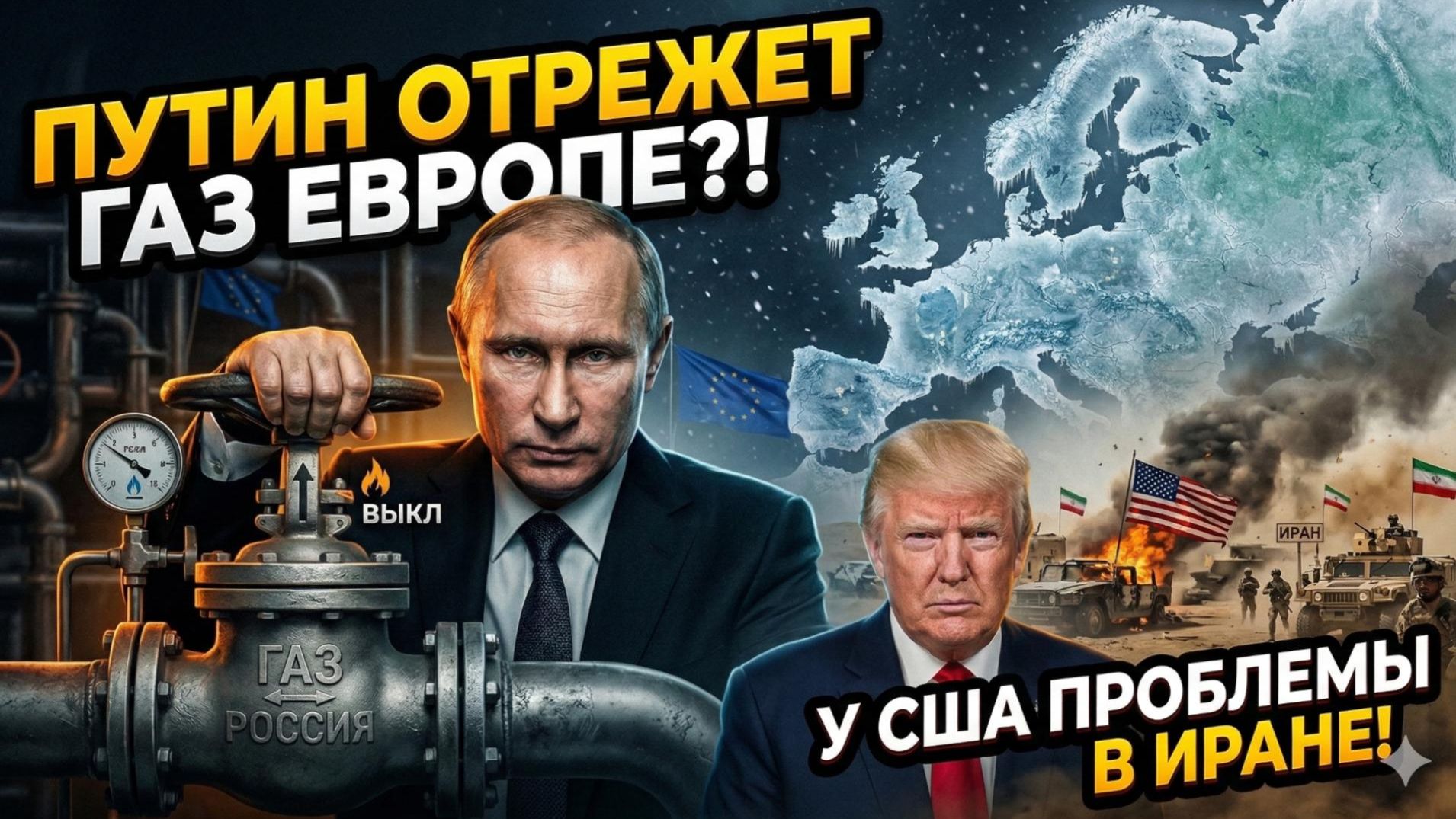 ⚡️Себастиан Сас | Газовый Армагеддон: Путин перекрывает вентиль Европе на фоне провала США в Иране
