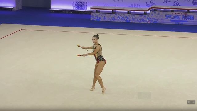 Владислава Николаенко. Квалификация. ЧР 2026. Булавы