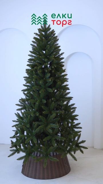 Обзор на искусственную ель "Москворецкая" из ПВХ, ЕлкиТорг