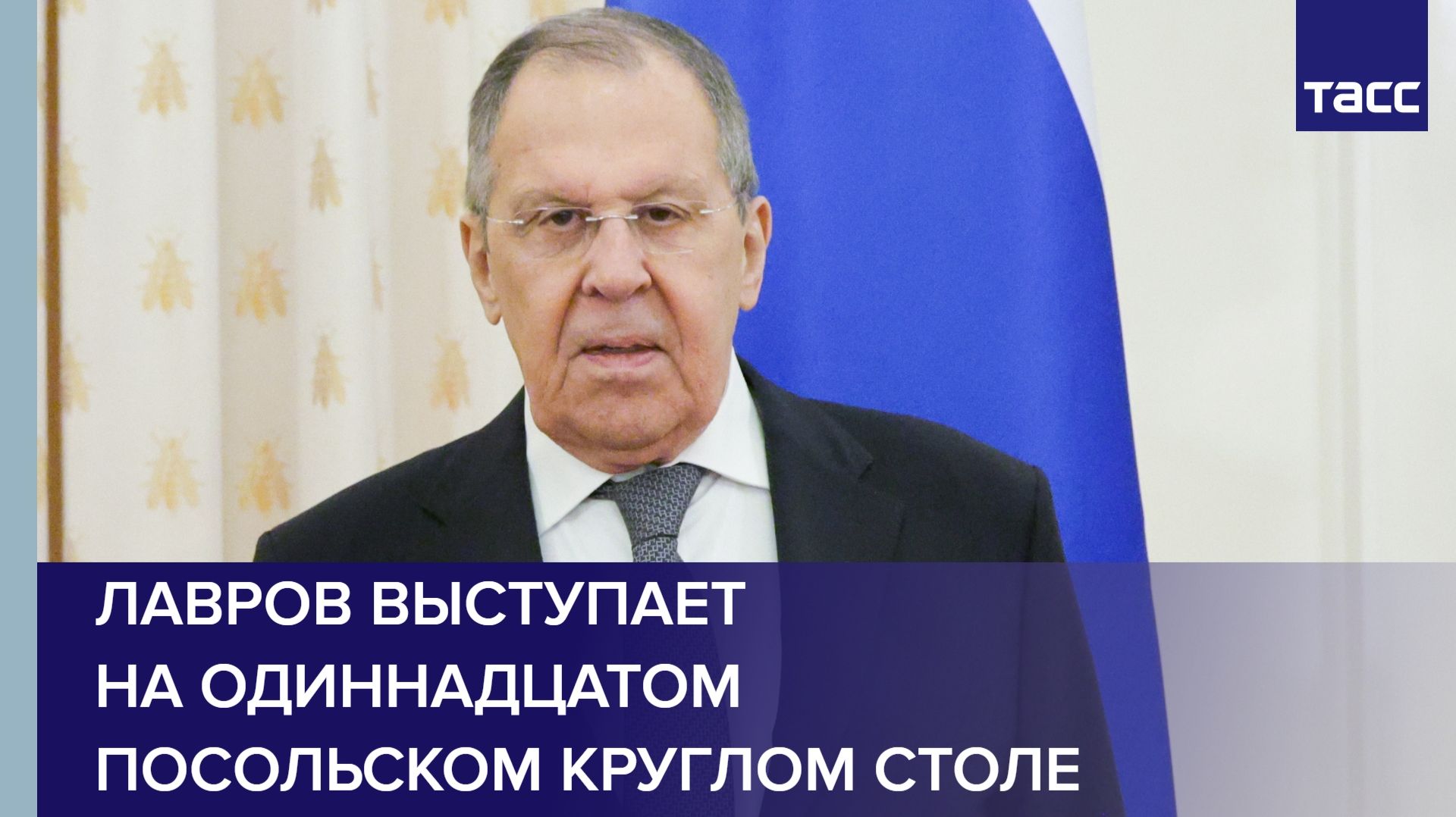 Лавров выступает на одиннадцатом посольском круглом столе