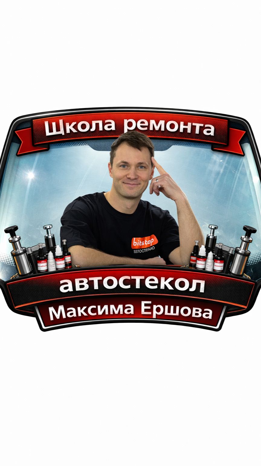 Обучение по ремонту автостекол, скол, трещина лобовое стекло