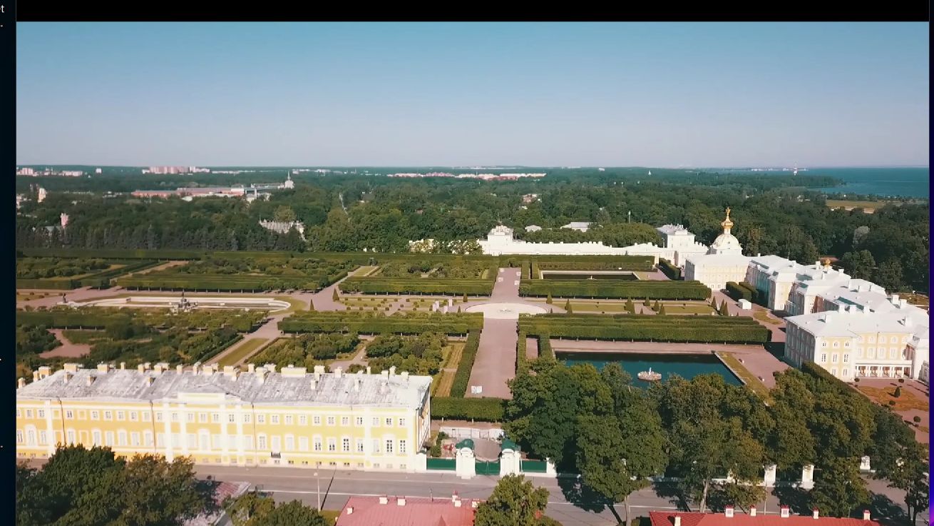 ПЕТЕРГОФ  С ВЫСОТЫ