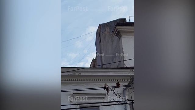 Состояние дома 23 на улице Ленина в Севастополе