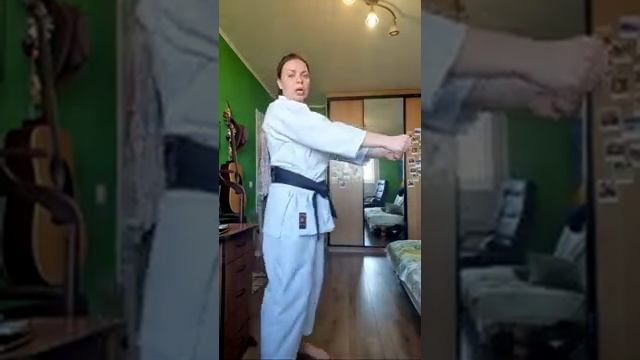 Домашние тренировки карате урок