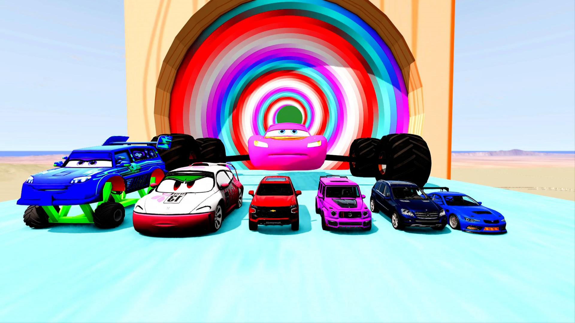 МУЛЬТИКИ ПРО МАШИНКИ МАККУИН ПРОТИВ ПОРТАЛЬНОЙ ЛОВУШКИ