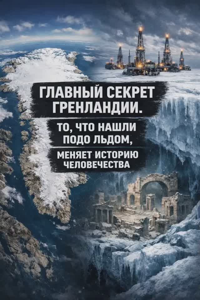 То, что нашли подо льдом Гренландии, меняет историю человечества