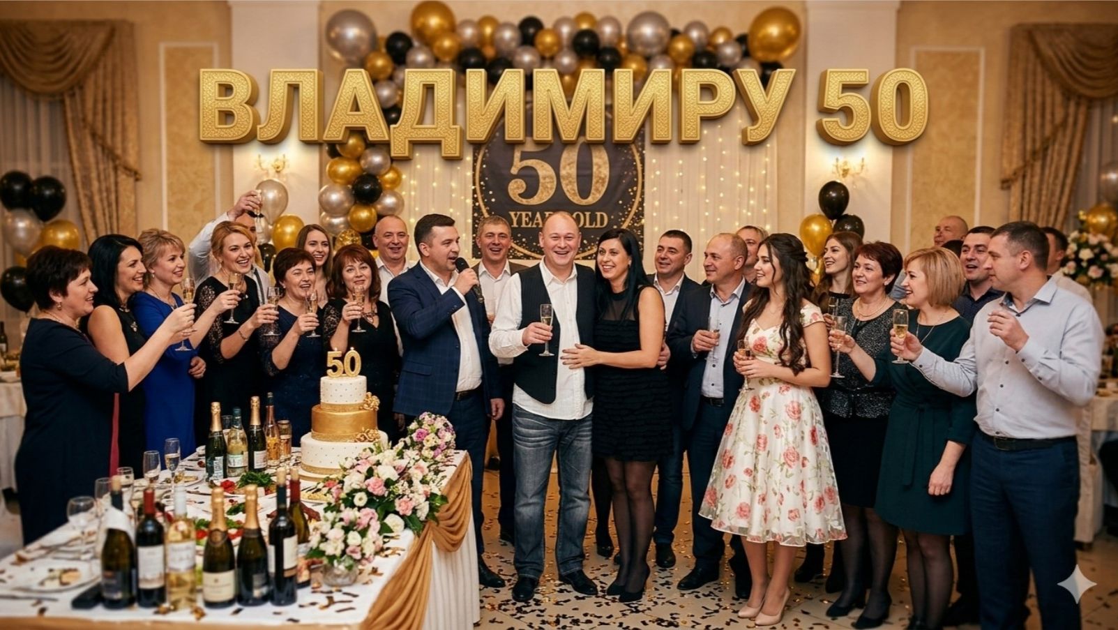 С Юбилеем, Владимир! (песня на заказ)