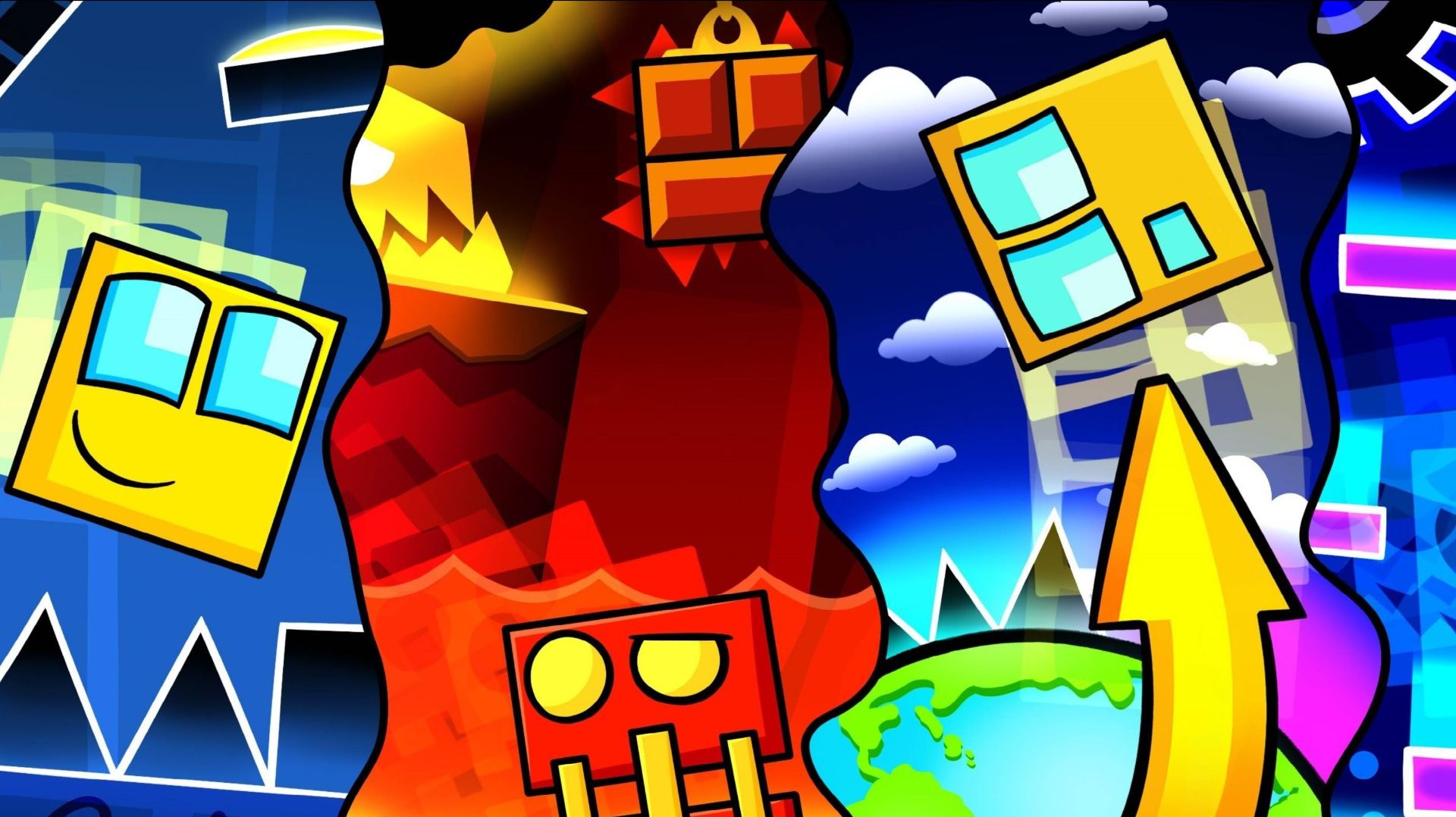 Geometry Dash - Я СДЕЛАЛ 1 УРОВЕНЬ