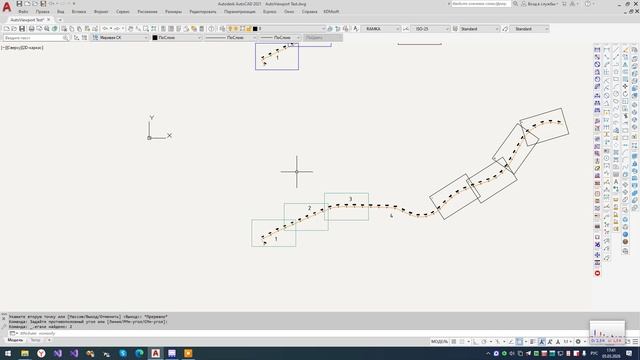 Выбор шаблона прямоугольника для создания видовых экранов
