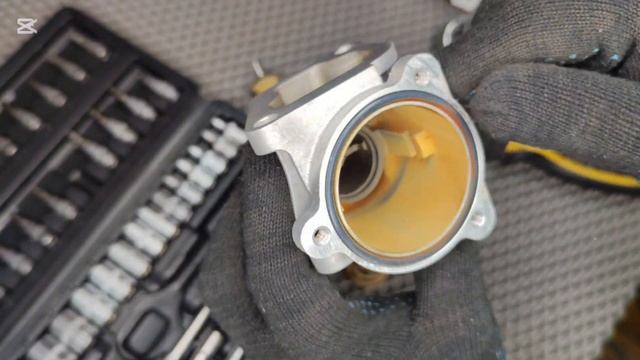 Замена вставки термостата Lada Xray Cross