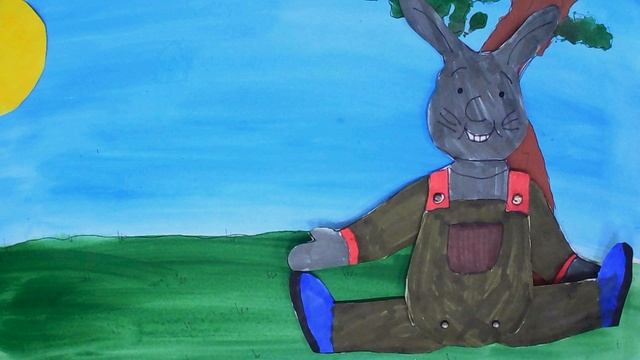 мф"Заяц и Черепаха ", нарисованный и озвученный детьми