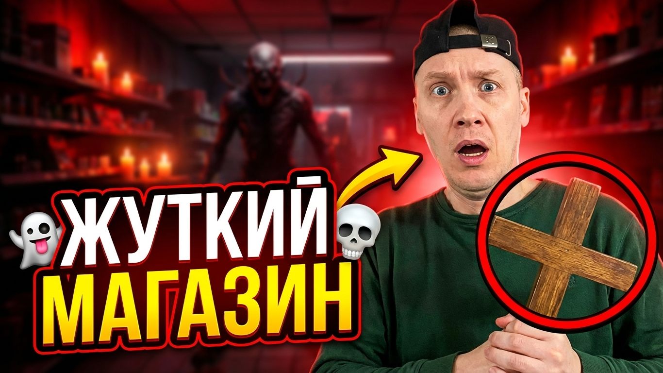 Жуткий магазин и демон,что преследует меня - спасаюсь крестами."ЧАСТЬ 2"