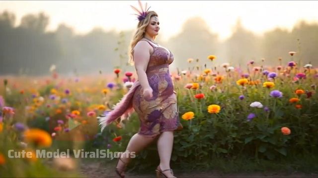 Plus Size Model Shines on Runway💞💎 Fashion with Confidence Style
