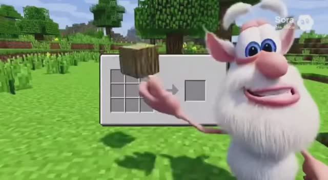 Буба нейросеть 11 Серия Буба попал в Minecraft