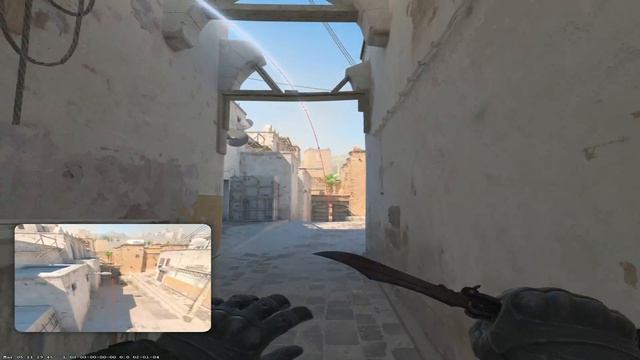 Dust 2 - смок в мид на дабл дор с суицида