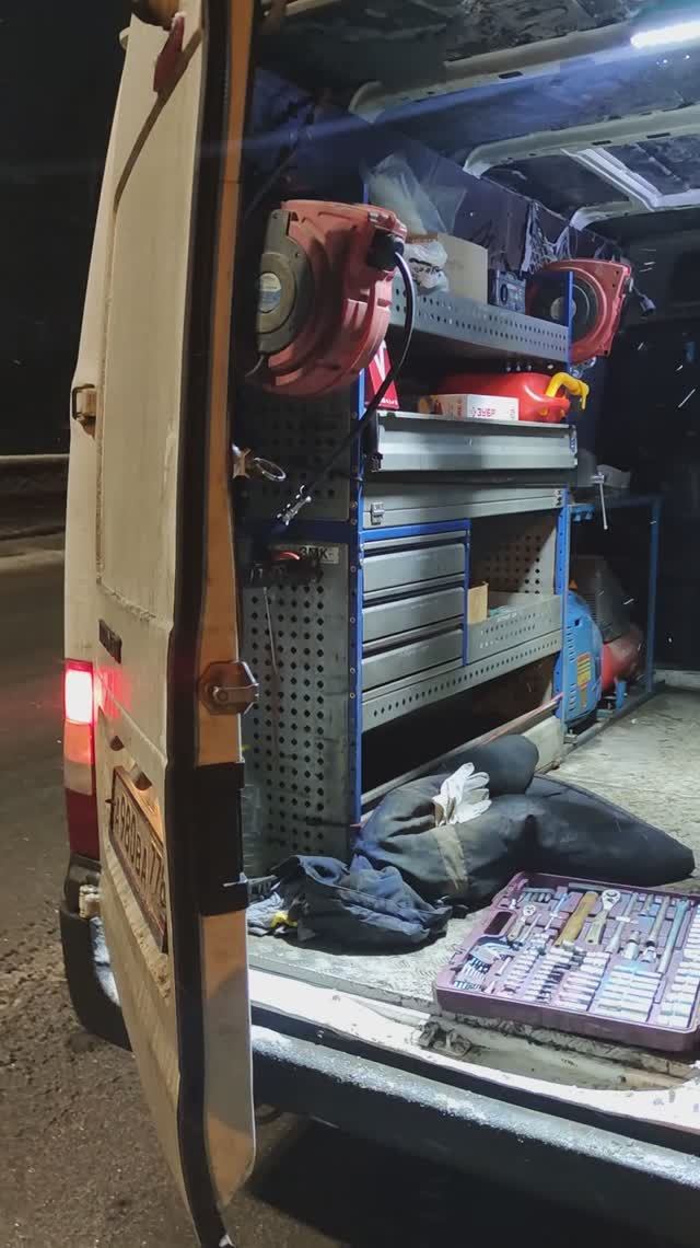 MAN TGA выездной ремонт пневмосистемы.