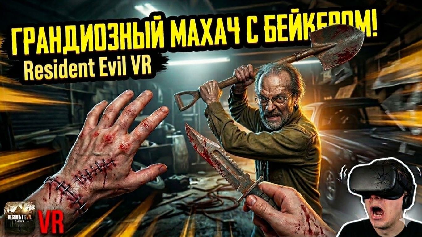 😱Я ЧУТЬ НЕ ВЫКИНУЛ ШЛЕМ! Resident Evil VR — ЭТО СЛИШКОМ СТРАШНО