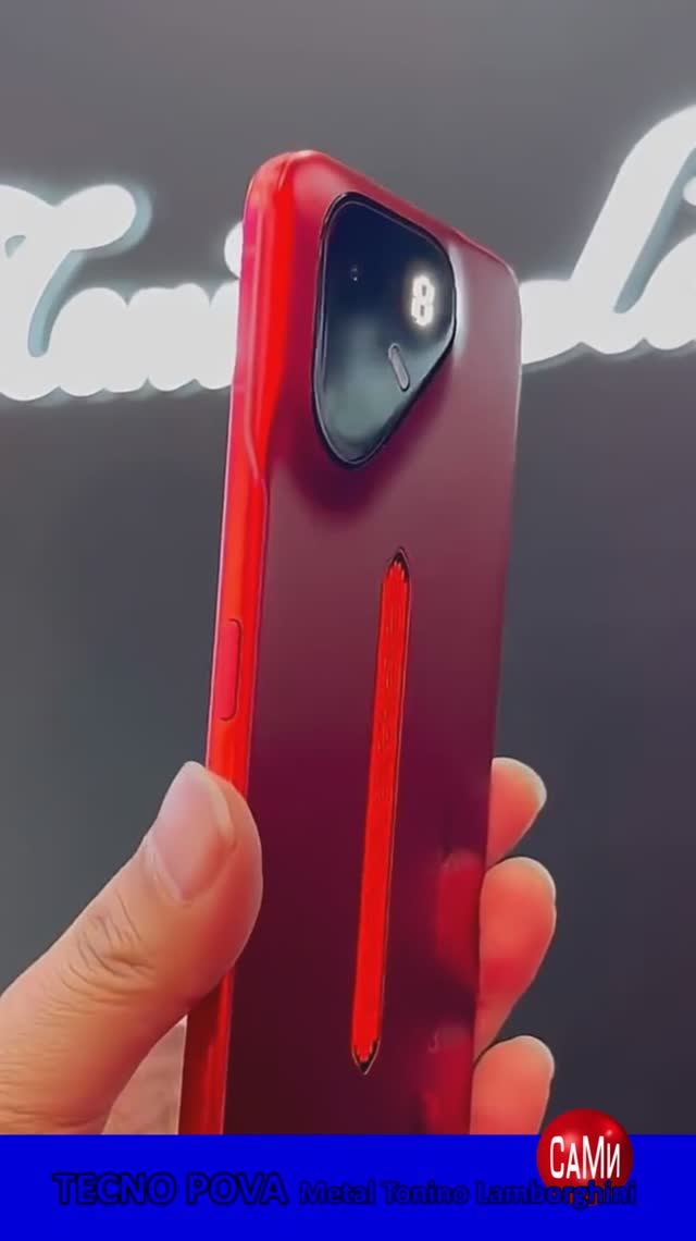 Эксклюзив TECNO POVA Metal Tonino Lamborghini #smartphone #news #unboxing #обзор #новости