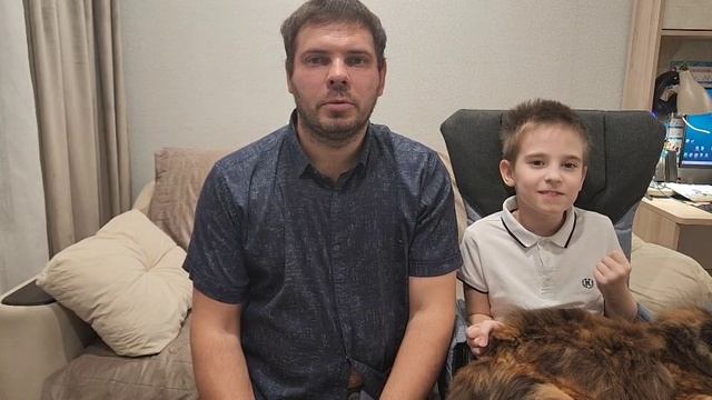 Видеоблагодарность папы Серёжи Карагаева