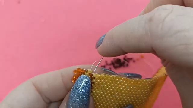 GOLD. Кирпичное плетение. Часть 6 из 6 от Светланы Литвиновой.