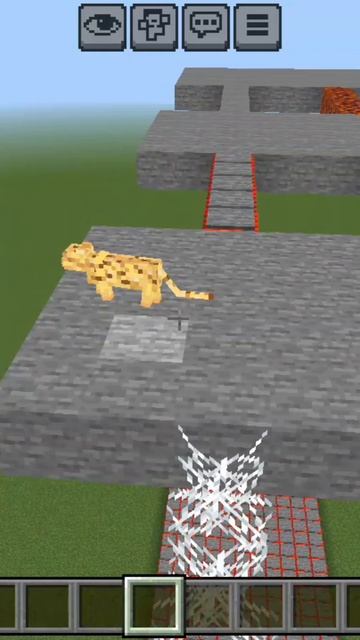 Проверяем IQ оцелота в minecraft | ДимА4 minecraft! #Shorts