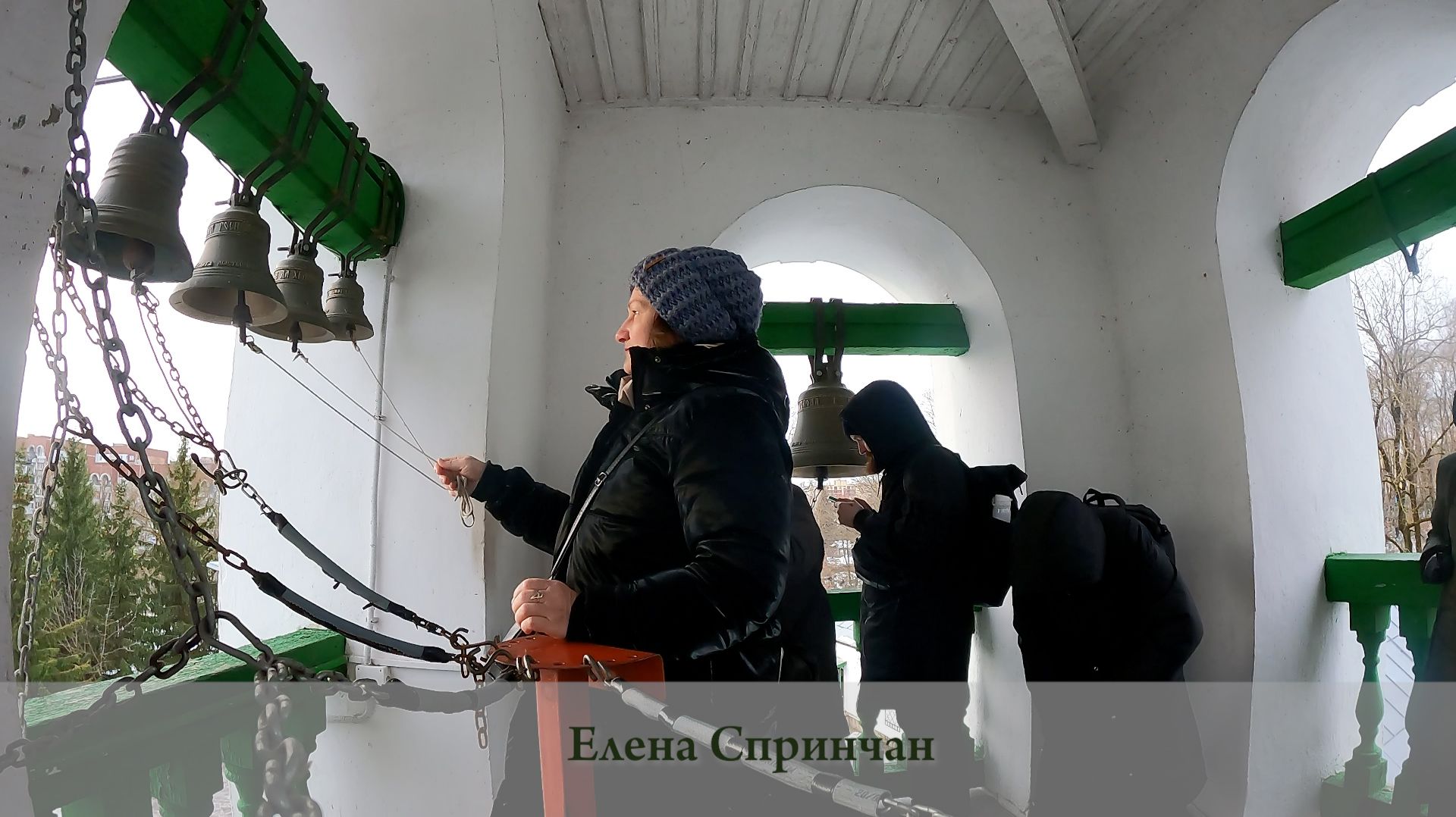 Колокольный звон, Елена Спринчан. Колокольня церкви Жён Мироносиц (Псков), 9.01.2025
