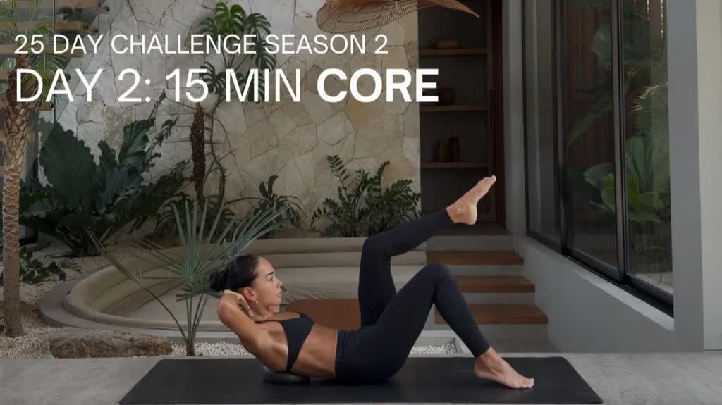 25-ДНЕВНЫЙ ЧЕЛЛЕНДЖ СЕЗОН 2 | ДЕНЬ 2 | 15-МИНУТНАЯ ОСНОВНАЯ ТРЕНИРОВКА | Промежуточный этап| ПИЛАТЕС