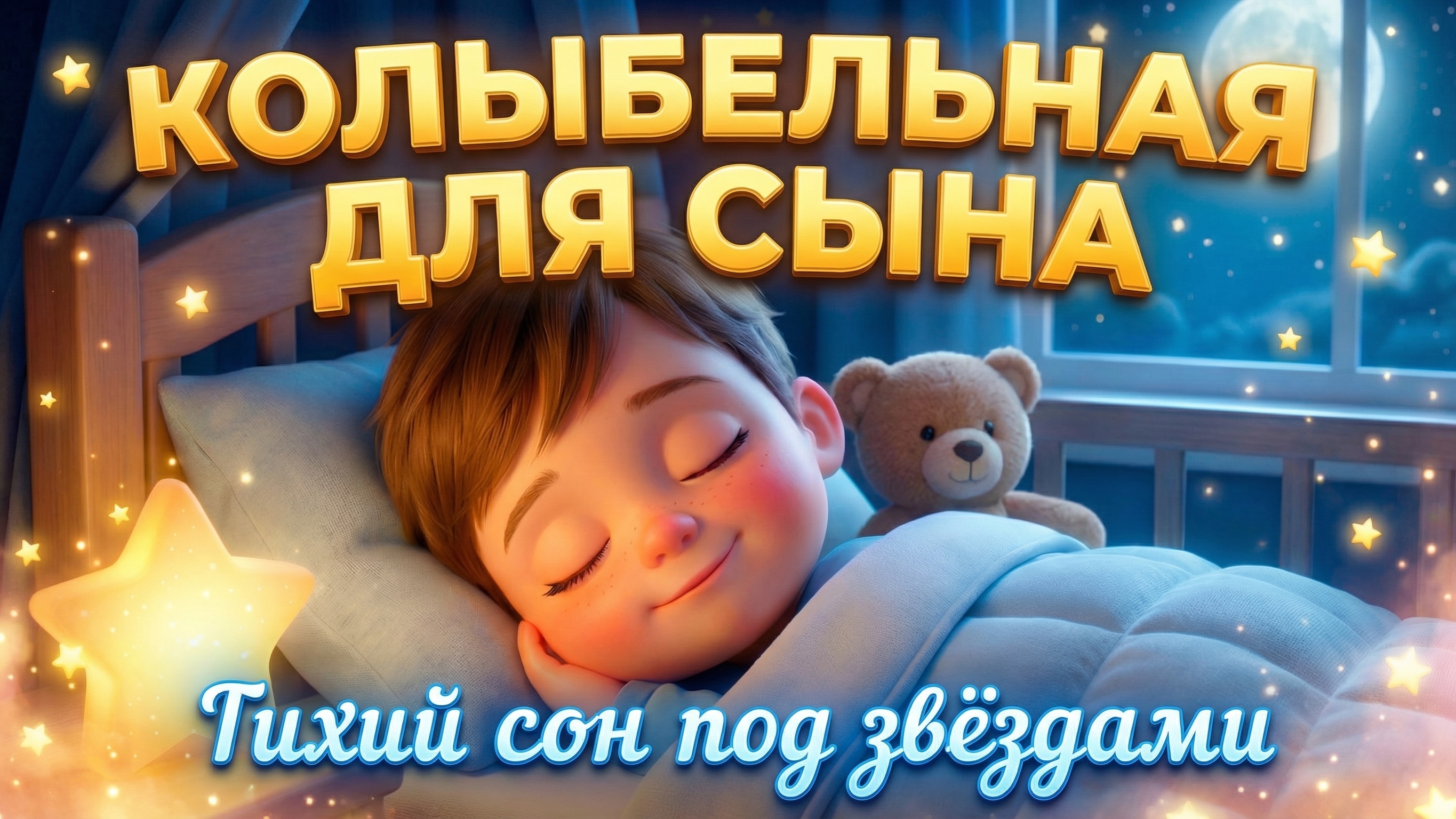 Колыбельная для сына | Тихий сон под звёздами | Нежная музыка для сна малыша | Для детей 0+