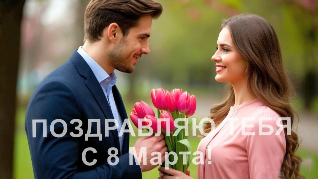 Поздравляю тебя с 8 Марта🎈🎵
