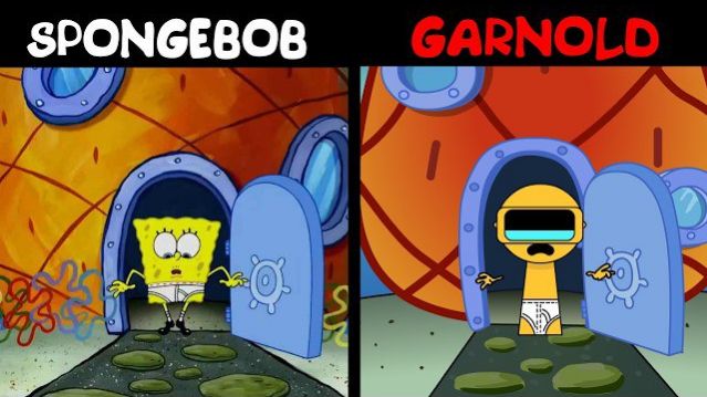 СПРУНКИ ГАРНОРД ПОПАЛ В ПЕСНЮ СПАНЧ БОБА! РЕМИКС СПАНЧ БОБ SPRUNKI INCREDIBOX