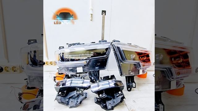 ДОДЖ Рэм модернизация света фар от ledstudio