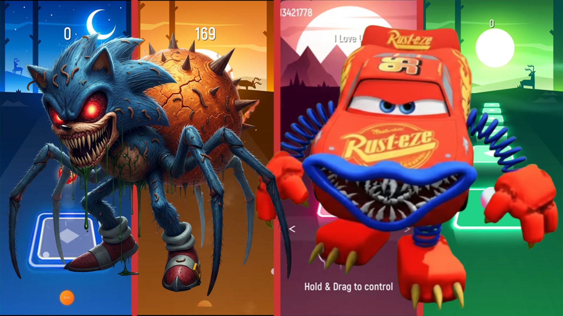 Monsters COFFIN DANCE & TILES HOP Ep. 7