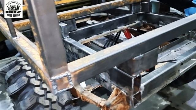 УАЗ Фермер ПОЛБАТОНА - 12 серия клетка и подрамник 2.0