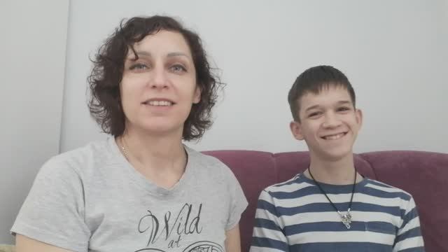 Видеоблагодарность мамы Кунинина Лёвы