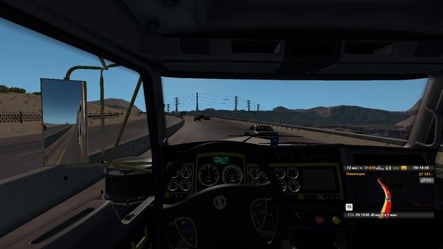 45) American Truck Simulator Игрушки (14т) 127ми Kingman (AZ) - Las Vegas (NV)