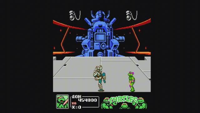 Teenage Mutant Ninja Turtles III_ The Manhattan Project: Все боссы - последний удар.