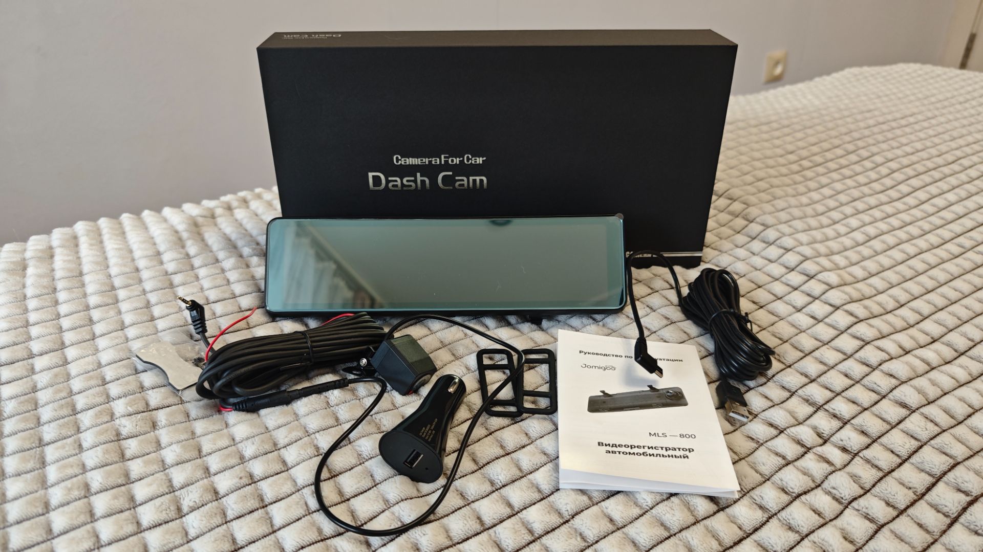 Jomigoo MLS-800 в подарок коллеге: зеркало‑видеорегистратор 4K с Wi‑Fi — делюсь впечатлениями