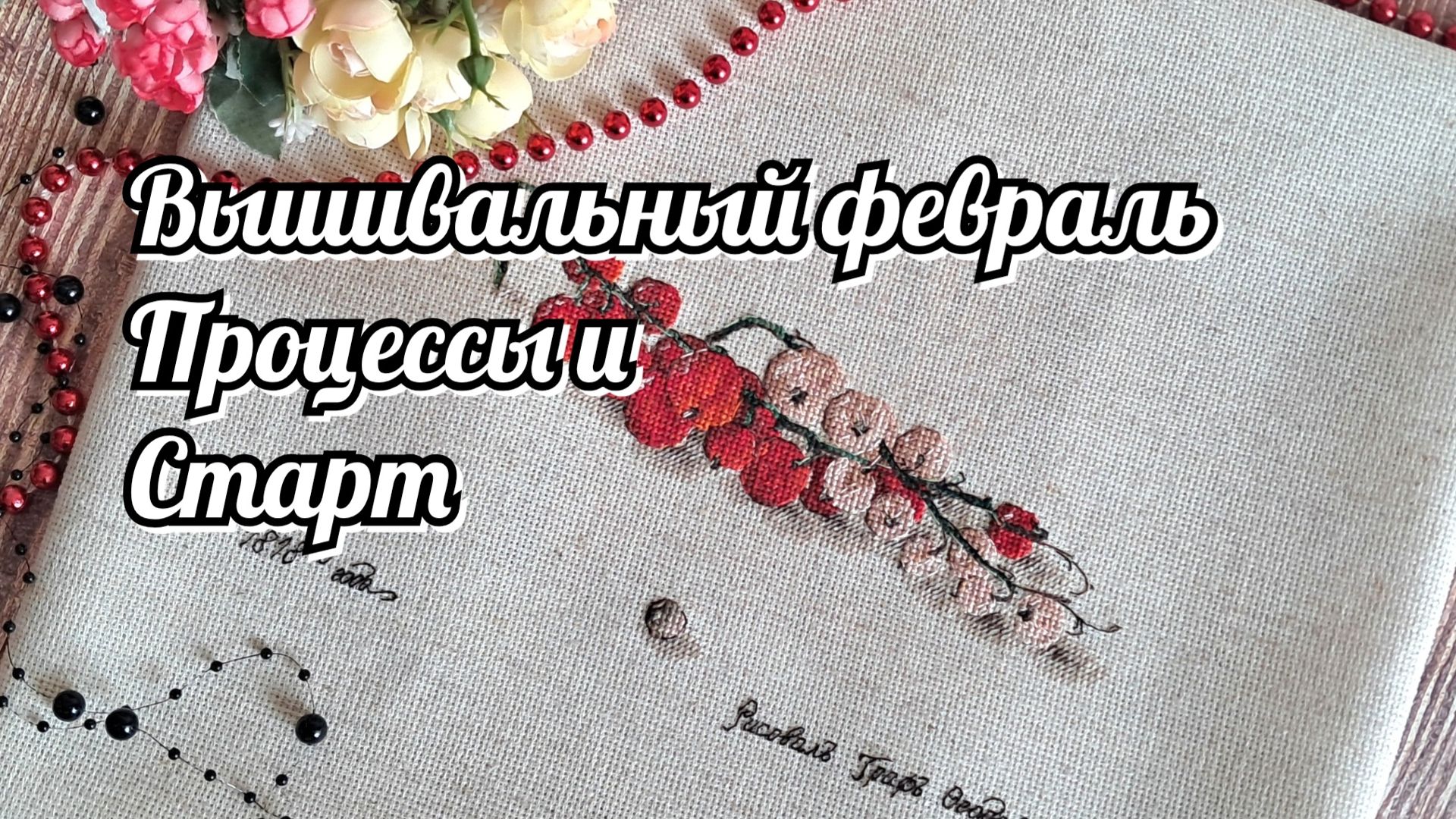 Вышивальный февраль. Процессы / Старт и Покупки