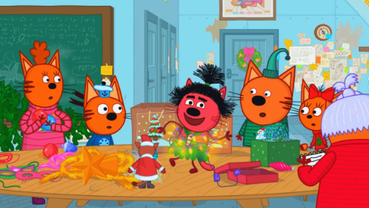 Три Кота | Невероятные Приключения Котят на Научной Станции в Антарктиде | Три Кота Смотреть