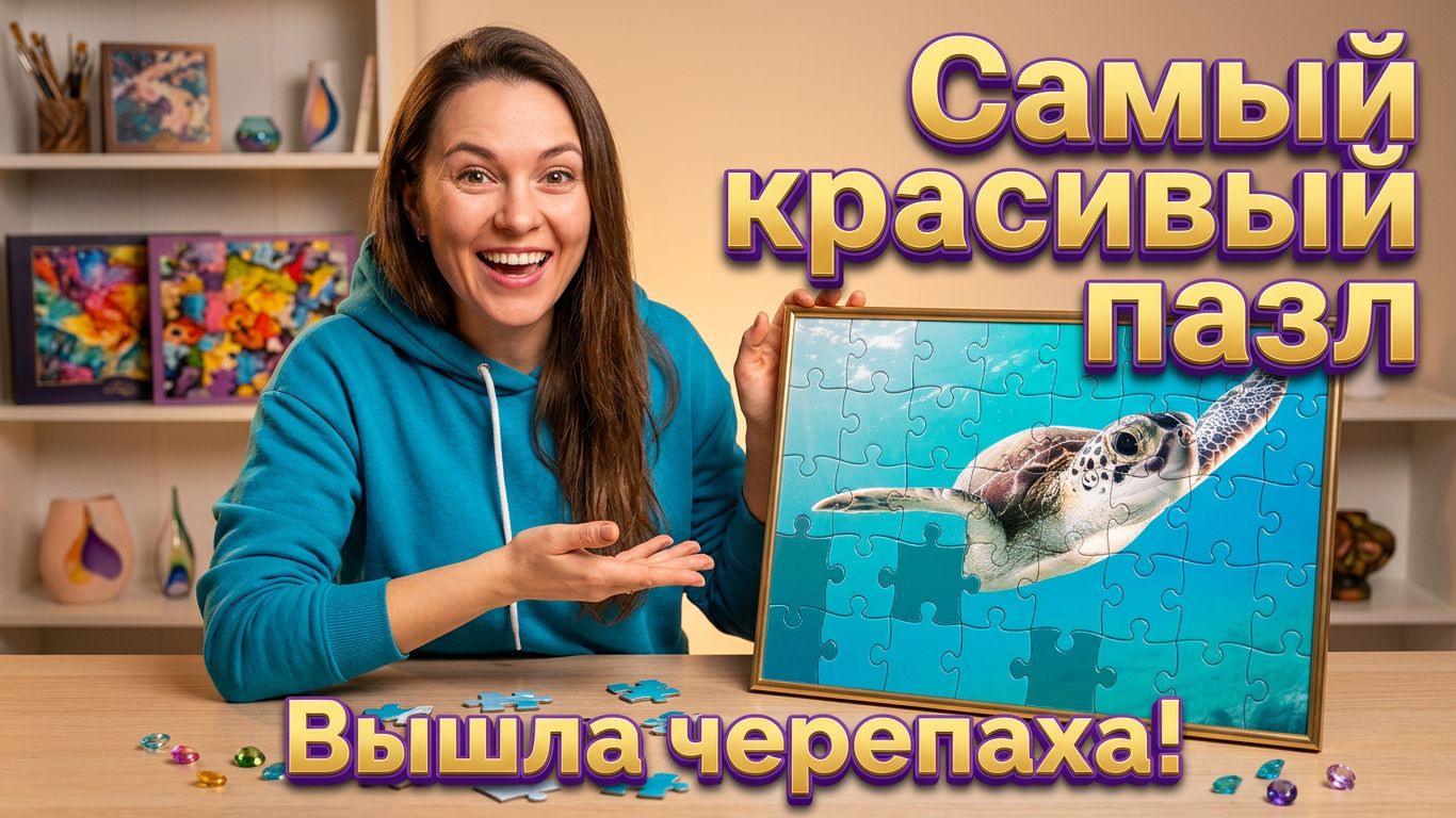 Как собирать пазл с черепахой 🧩