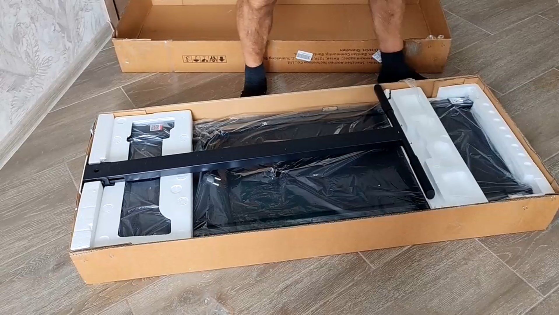 Беговая дорожка Jindodo 601A, распаковка