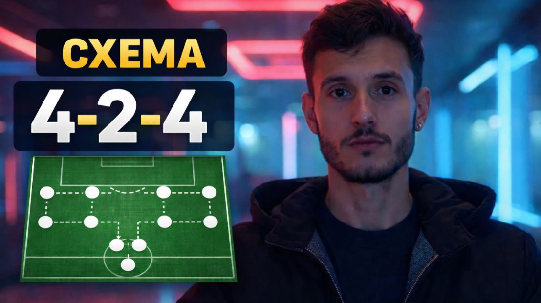 Схема 4-2-4 в футболе