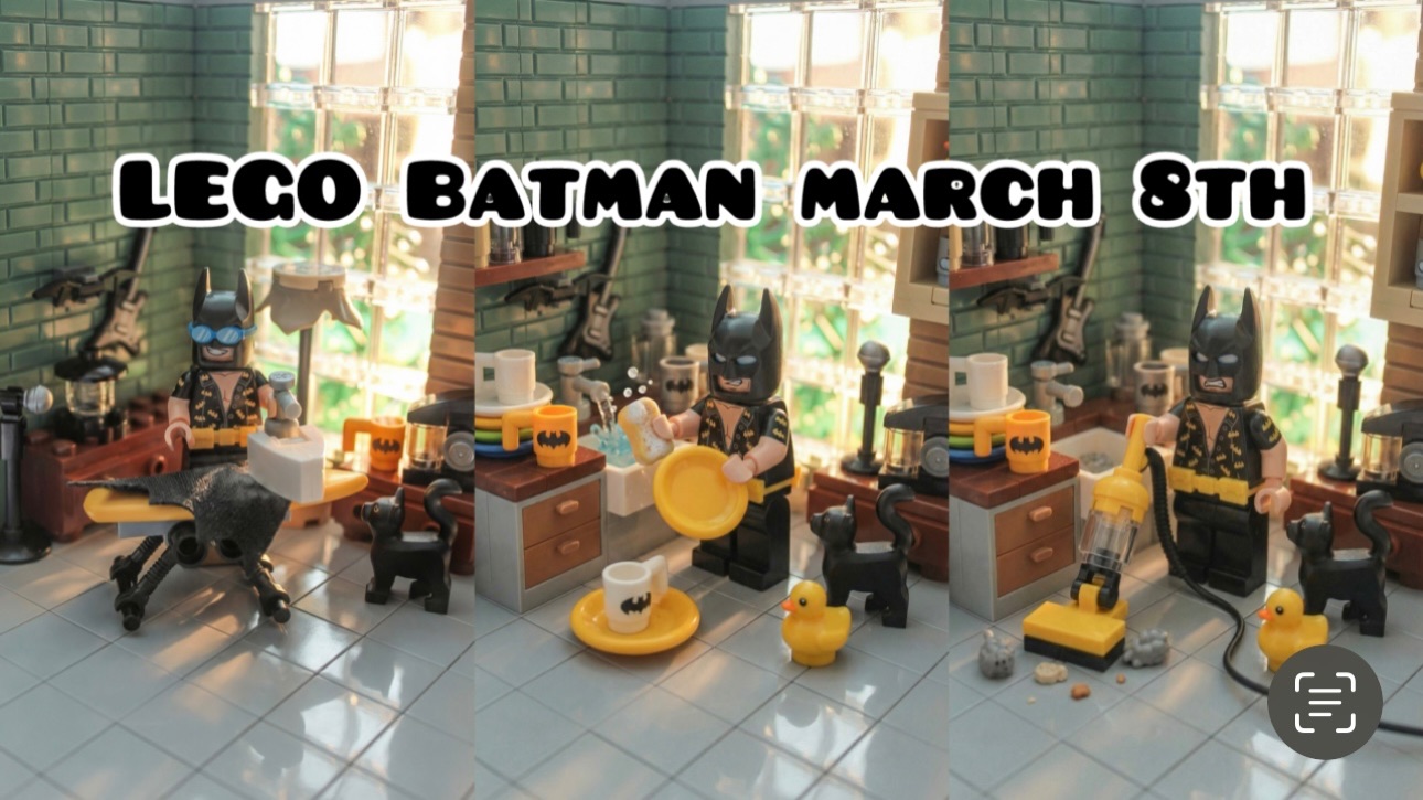 LEGO Batman 8 марта | уборка дома