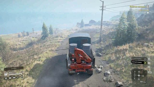 SnowRunner. Мен. Низина. Поручение "Рабочая лошадка".