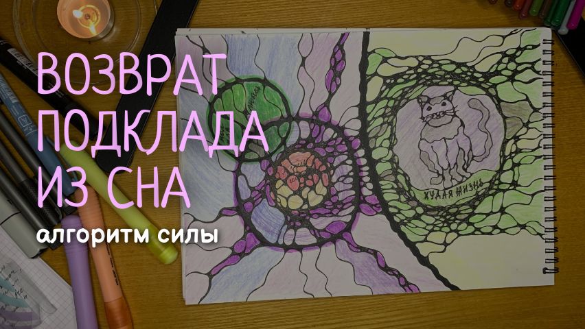 Как вернуть подклад из сна? Практика + Нейрографика. Алгоритм силы «Возврат чужого дара во сне»