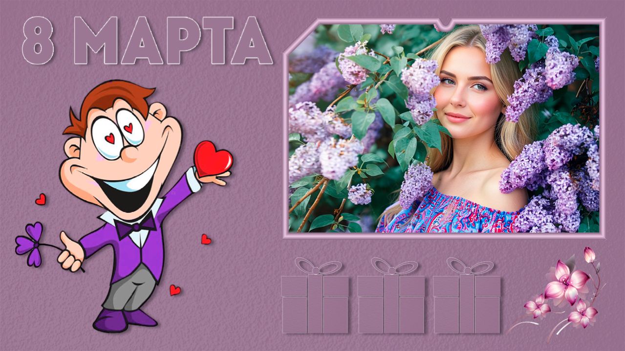 Проект 8 марта. Готовый проект для ProShow Producer! https://vk.com/donut/public219823323