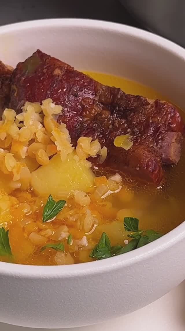 Гороховый СУП на копченых ребрах ! Лет 20 так готовлю , есть свои фишки! Рецепт простой