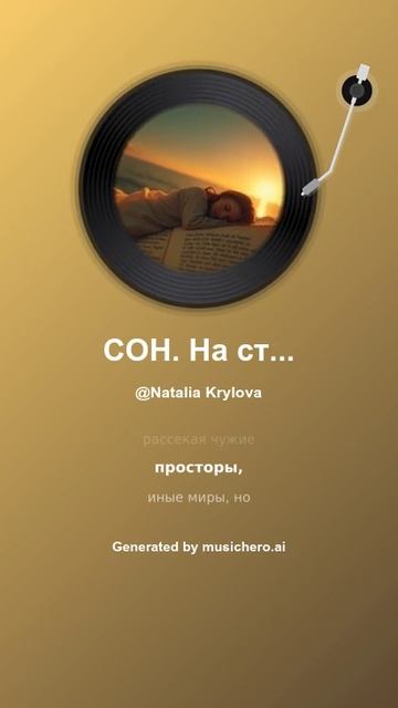 СОН. На стихи Татьяны Кайсаровой (3)