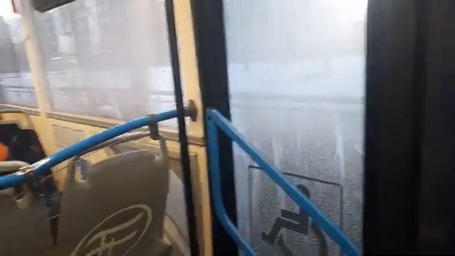 Санкт-Петербург. Поездка на троллейбусе ВМЗ-6215.01 «Премьер» № 1186, маршрут 48